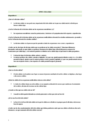 AFPD1 Proteinas y acidos nucleicos 2021 I preguntas guía - AFPD 1. Proteínas y ácidos nucleicos ...