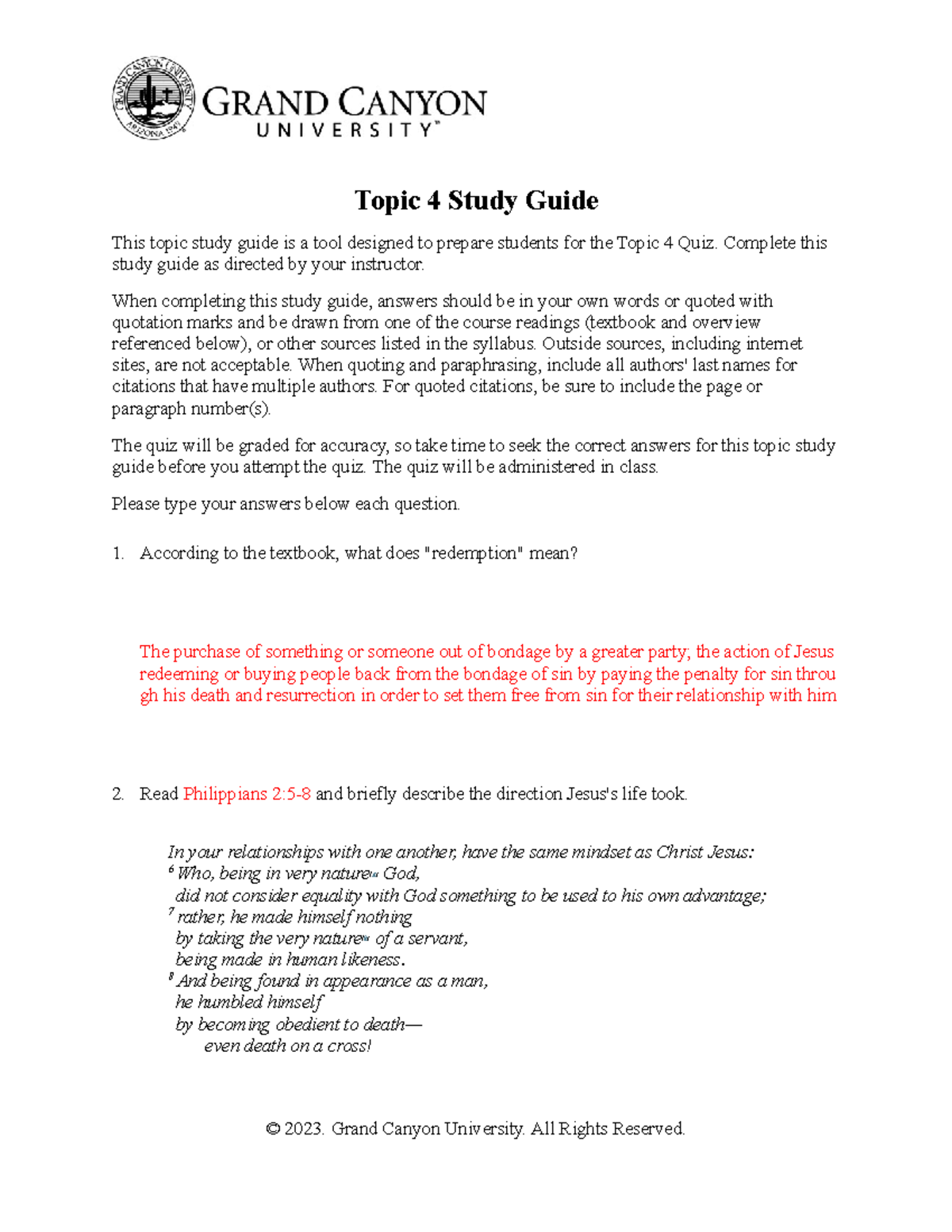 Topic 4Study Guide - Topic 4 Study Guide This topic study guide is a ...