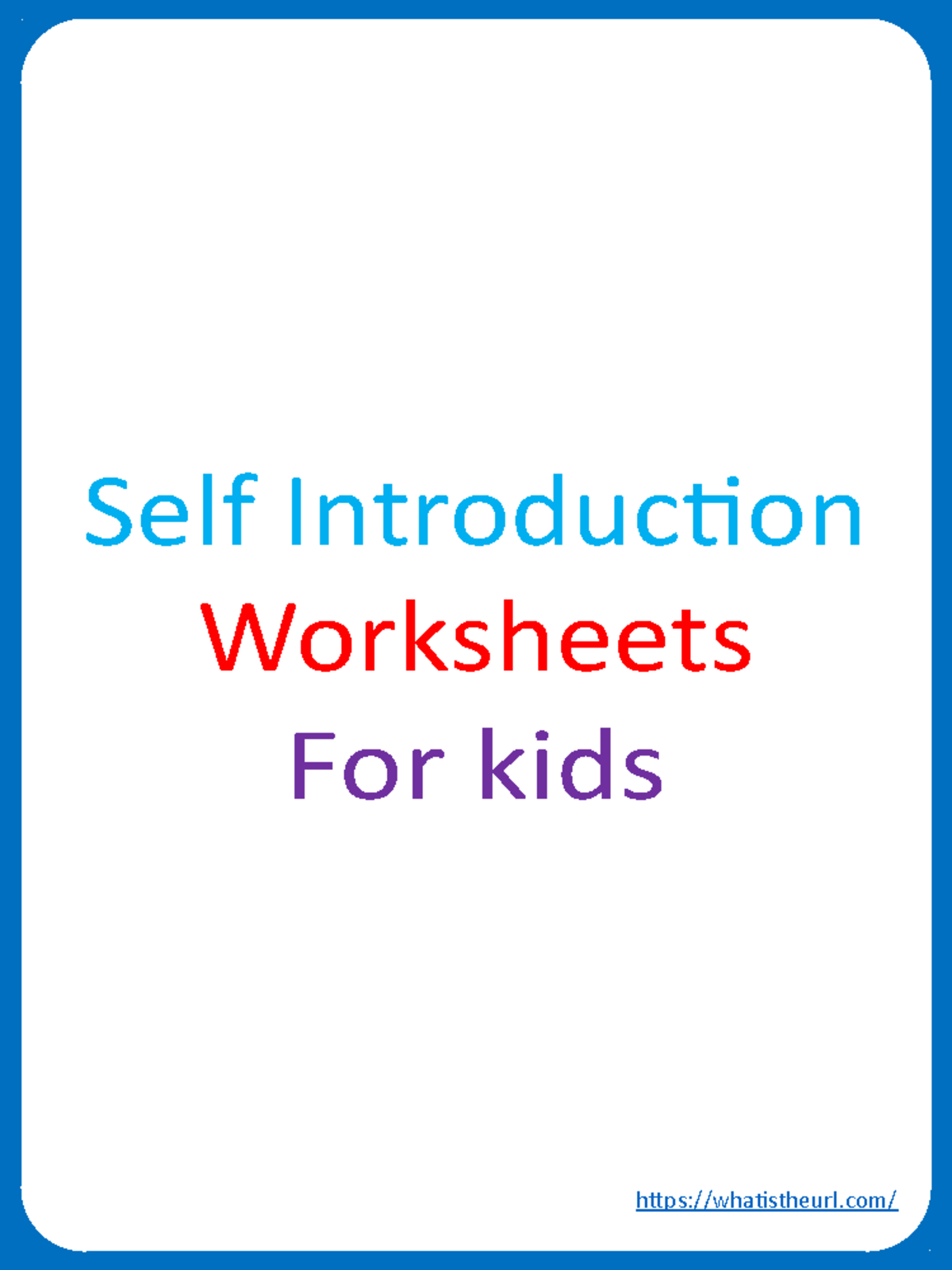 Copia De Homework Self Introduction Self Introduction Worksheets For