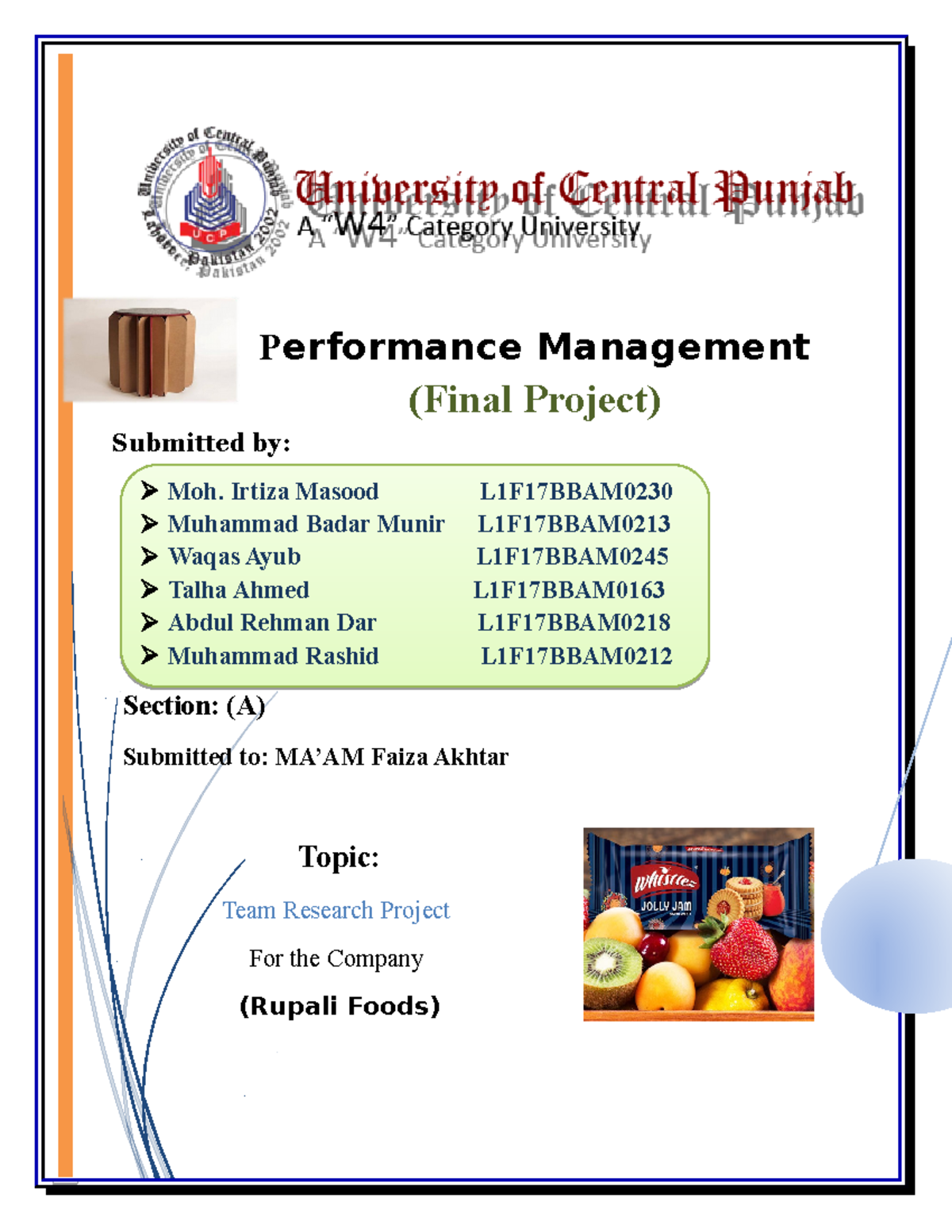 Final Project Performance Mangement - Performance Management (Final ...