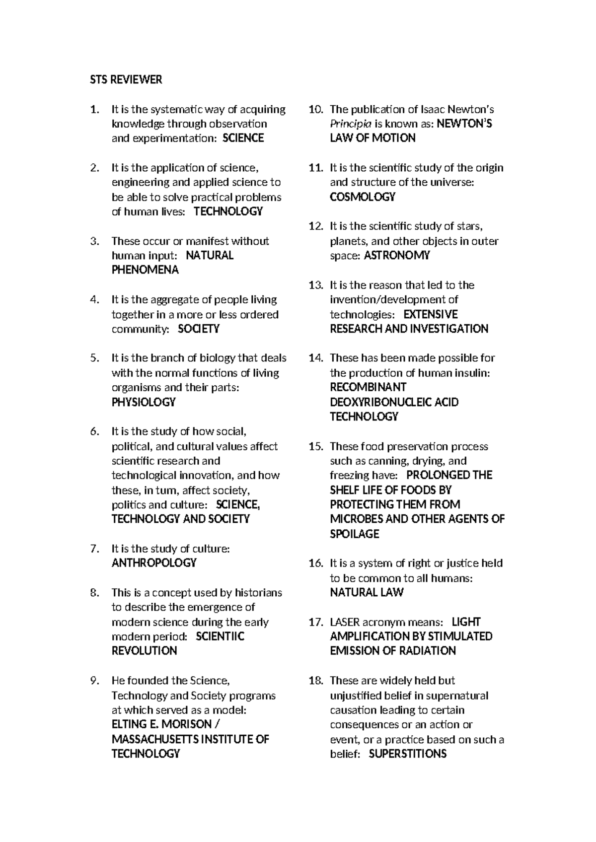 STS- Reviewer - Summary PHD by Research in Forestry: Wood Science and ...