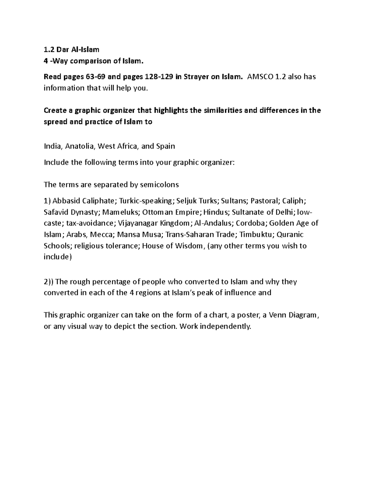 Dar Al Islam - This might help you - 1 Dar Al-Islam 4 -Way comparison ...