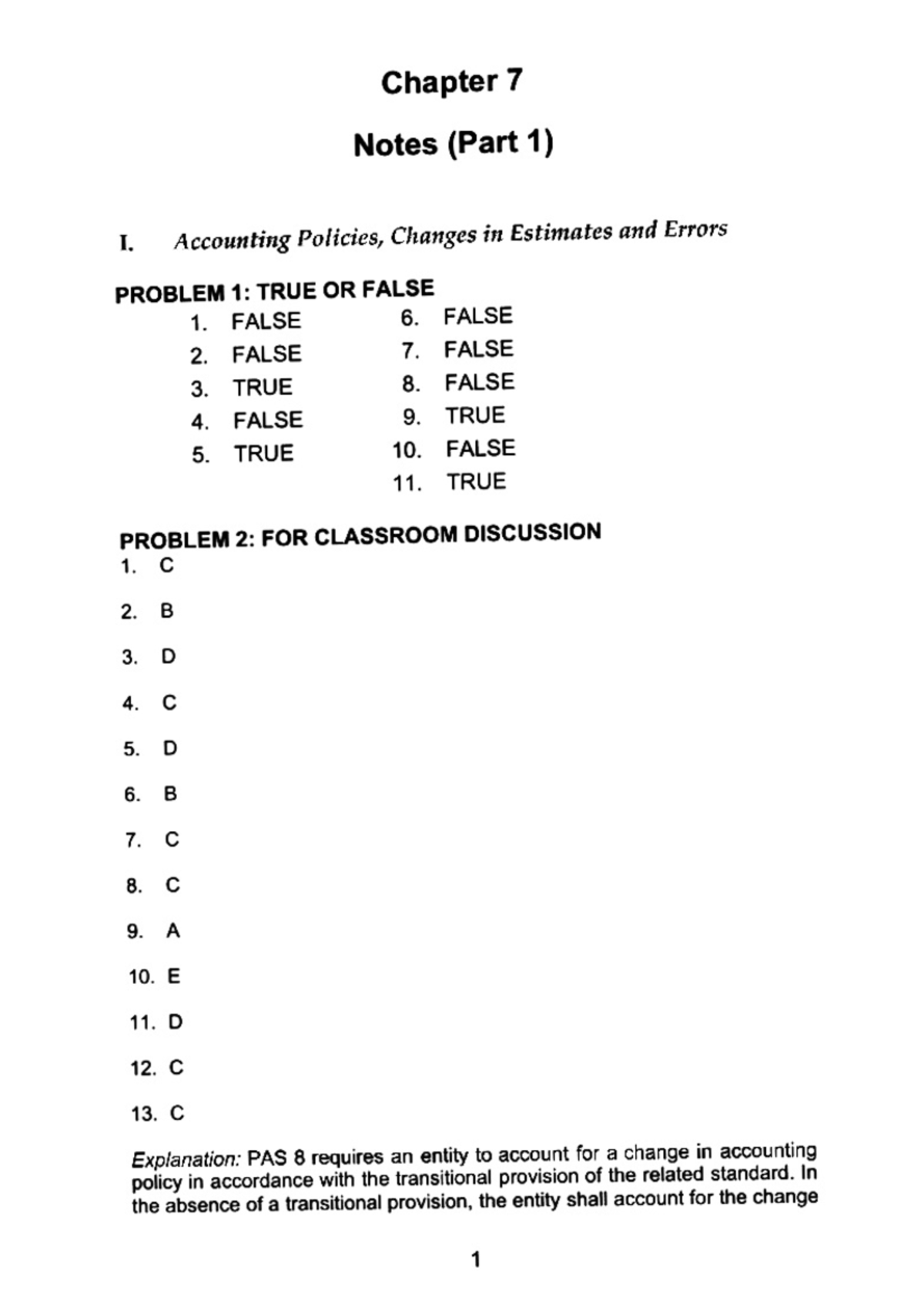 IA3 Chapter 7 - Intermediate accounting - Accountancy - Studocu