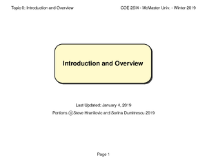 Topic 1 - Algorithm Analysis - Algorithm Analysis Last Updated: January 4, 2019 PortionscSteve ...
