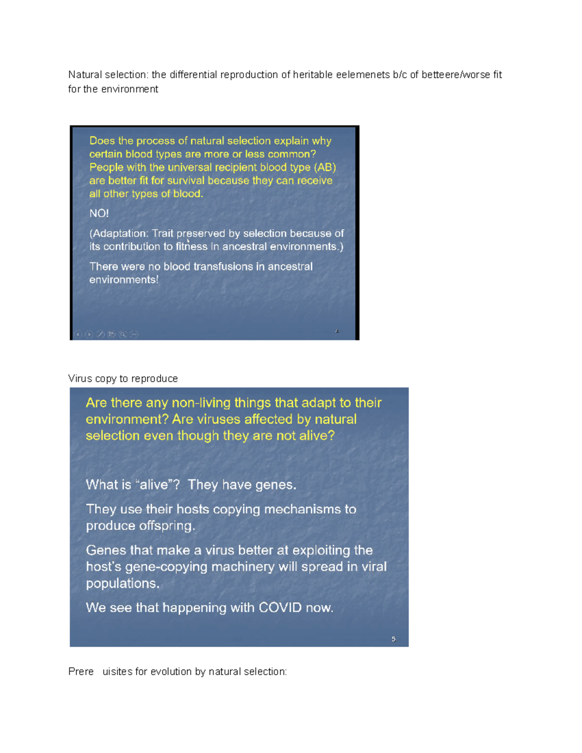 Bio anth 1 13 mendelian genetics - Natural selection: the differential ...