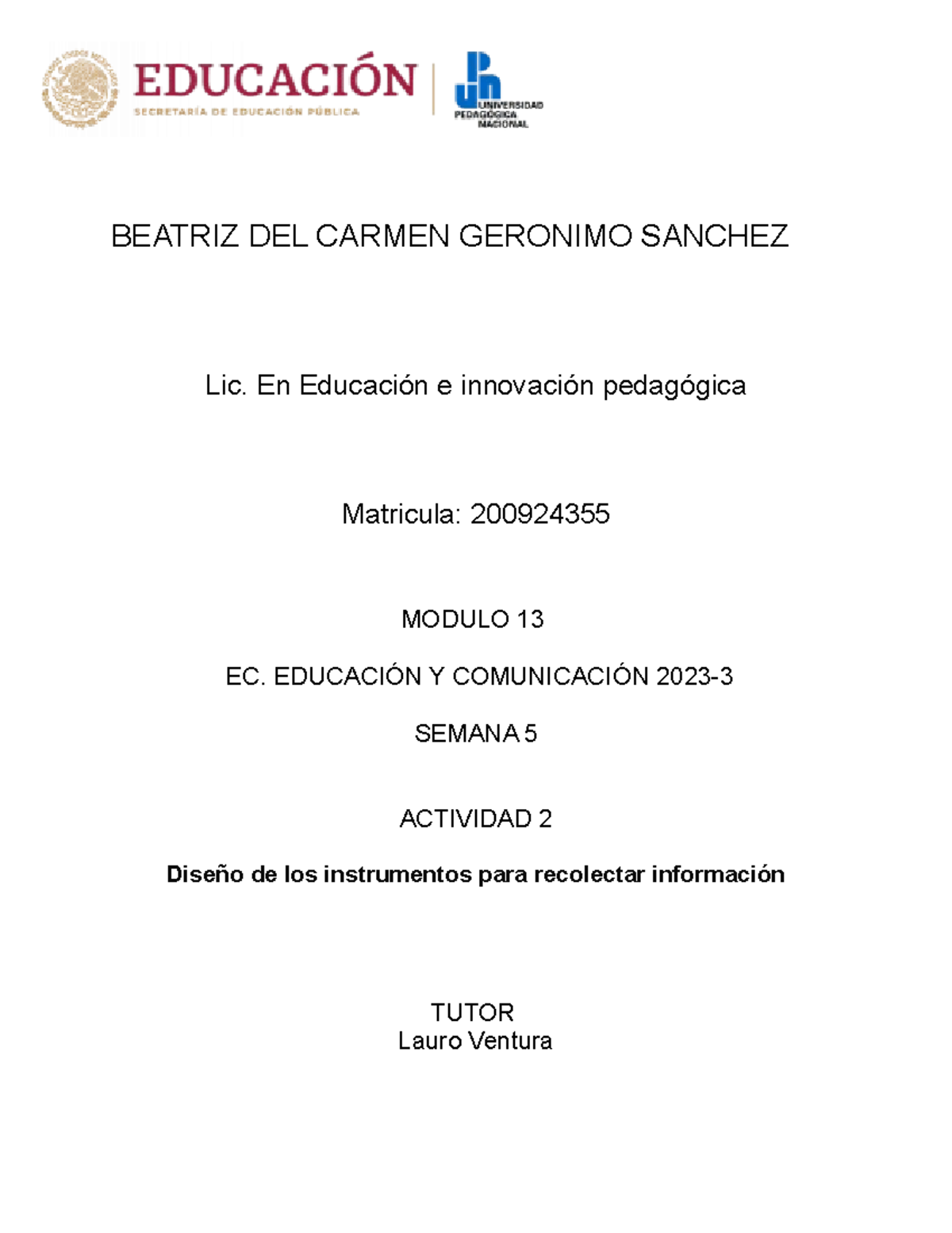 BCGS concentrado deinstrumentos - BEATRIZ DEL CARMEN GERONIMO SANCHEZ ...