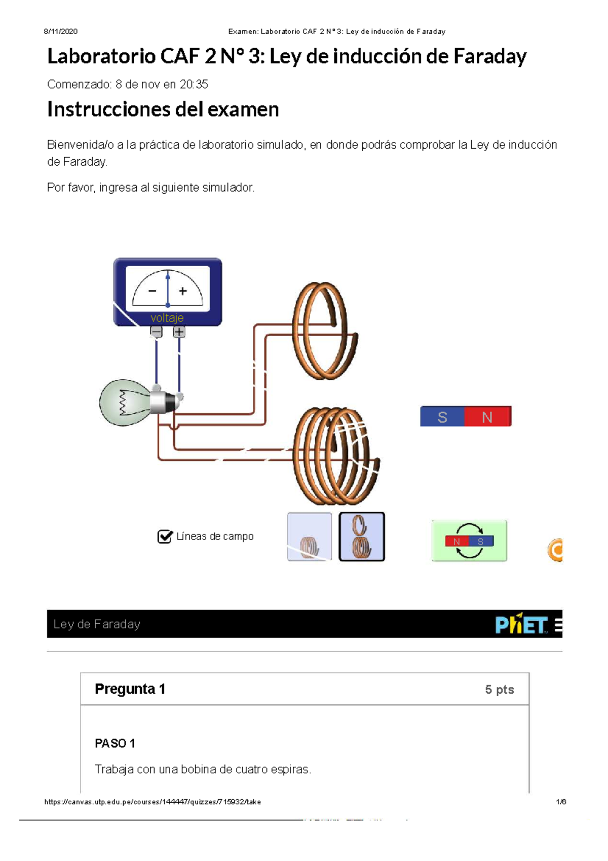 Examen-laboratorio-caf-2-n-3-ley-de-induccion-de-faraday compress - Laboratorio CAF 2 N° 3: Ley ...