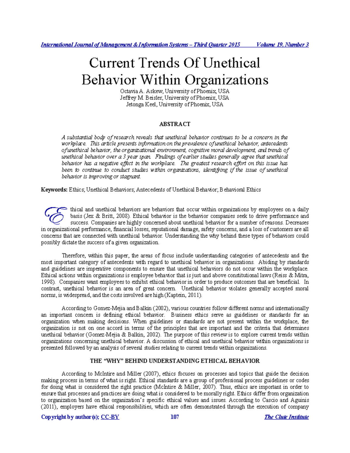 Ciadmin,+Journal+manager,+7538+Beisler - Current Trends Of Unethical ...