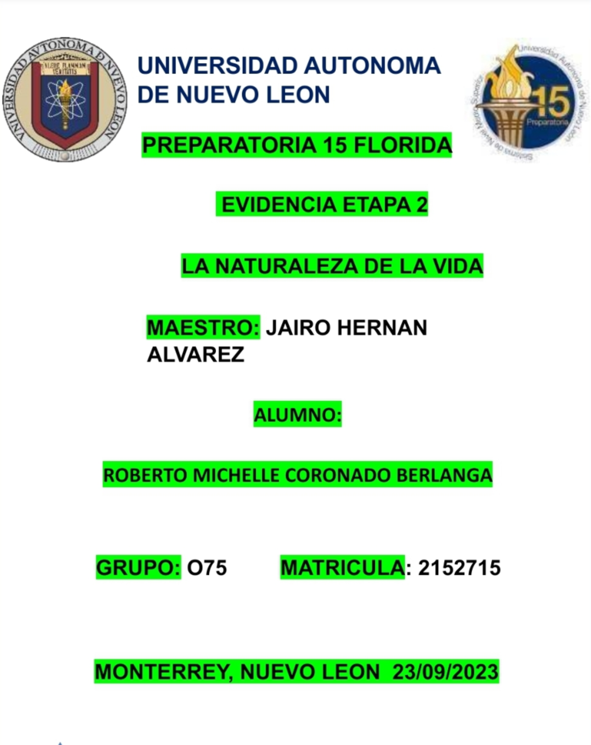 RMCB Ev2 LNV - Bien - La naturaleza de la vida - Studocu