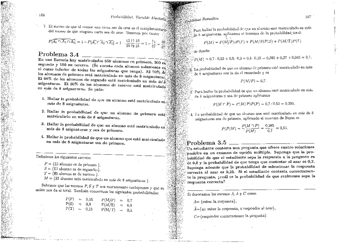 Tema 3 Problemas resueltos - Matemàtiques II - Studocu