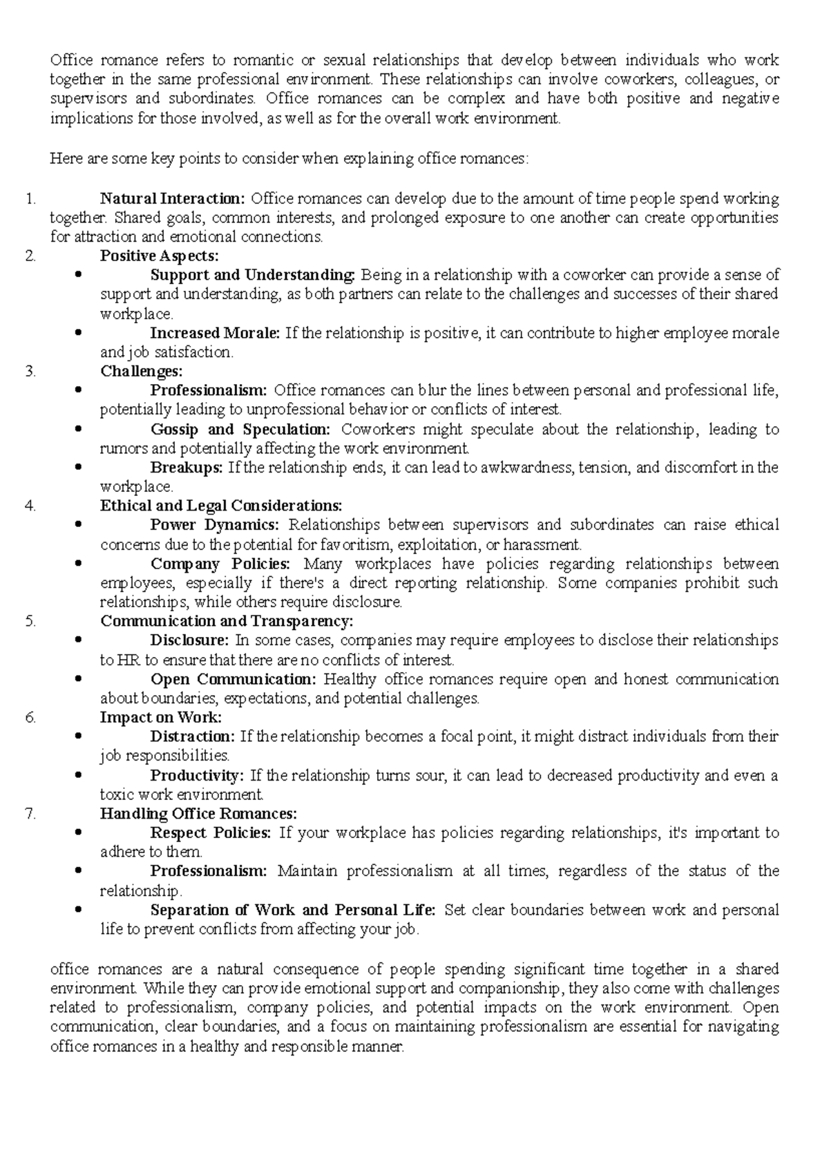 Office romance - These relationships can involve coworkers, colleagues ...