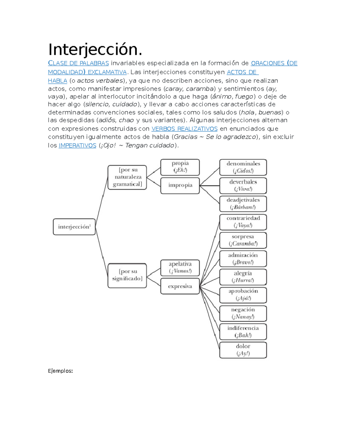Interjección - relacionar las interecciones con las emoticiones ...
