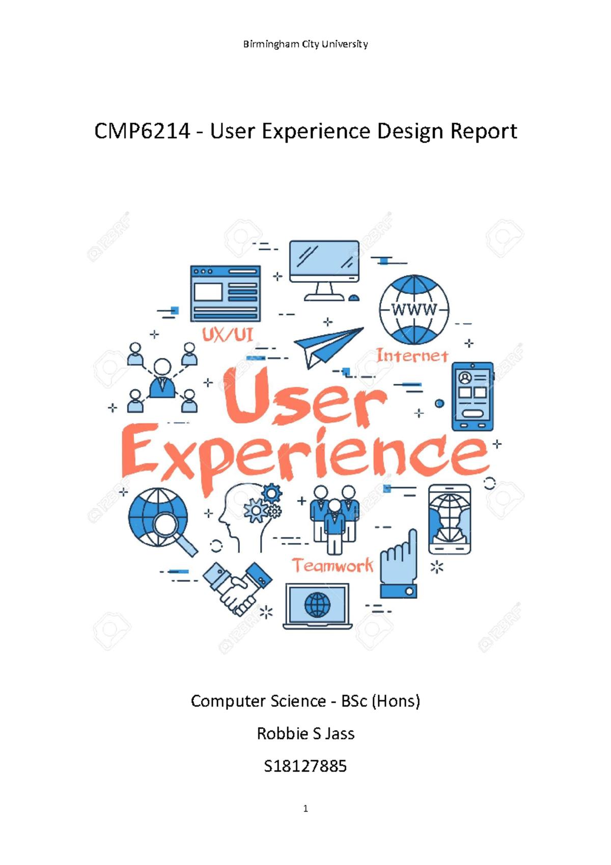 UX/UI Report - Final year - CMP6214 - User Experience Design Report ...