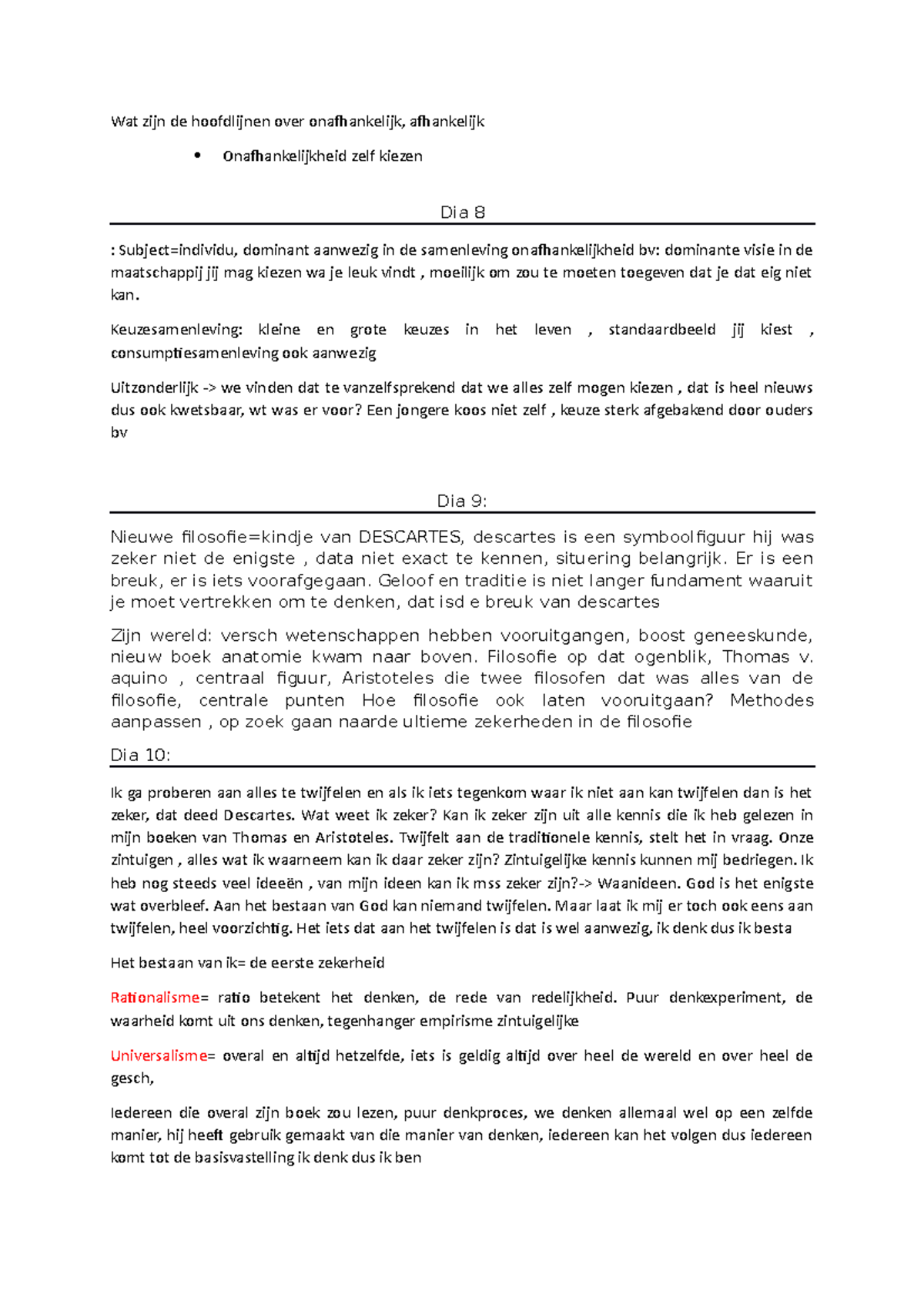 Tweede les sociale filosofie - Wat zijn de hoofdlijnen over ...