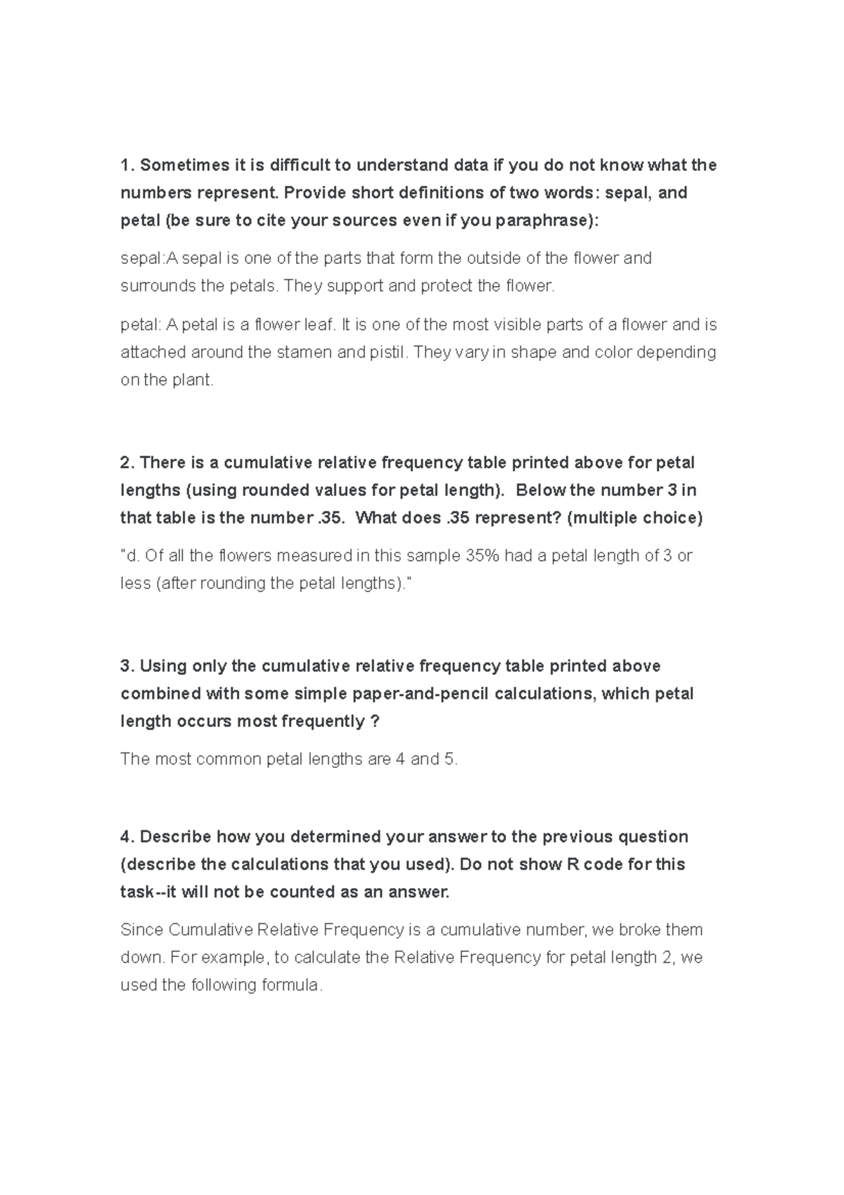 Assignment Unit 2 - Copy - Sometimes it is difficult to understand data if you do not know what ...
