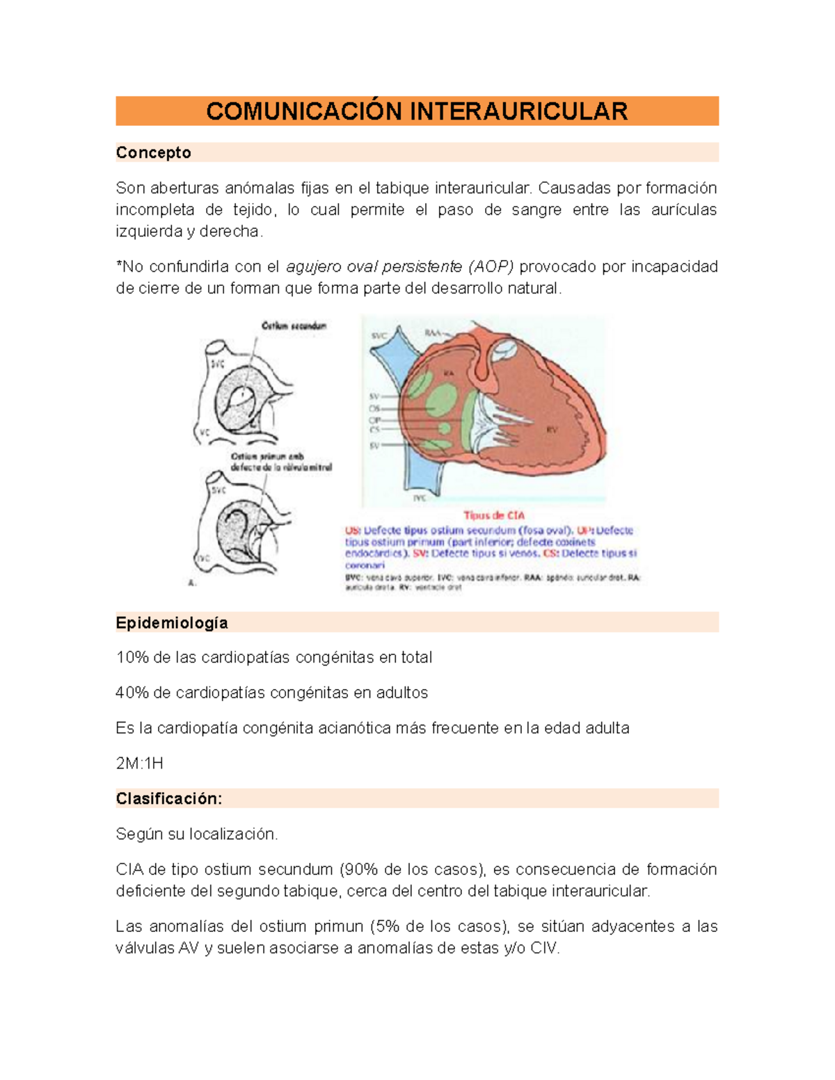 ComunicaciÓn- Interauricular - COMUNICACIÓN INTERAURICULAR Concepto Son ...