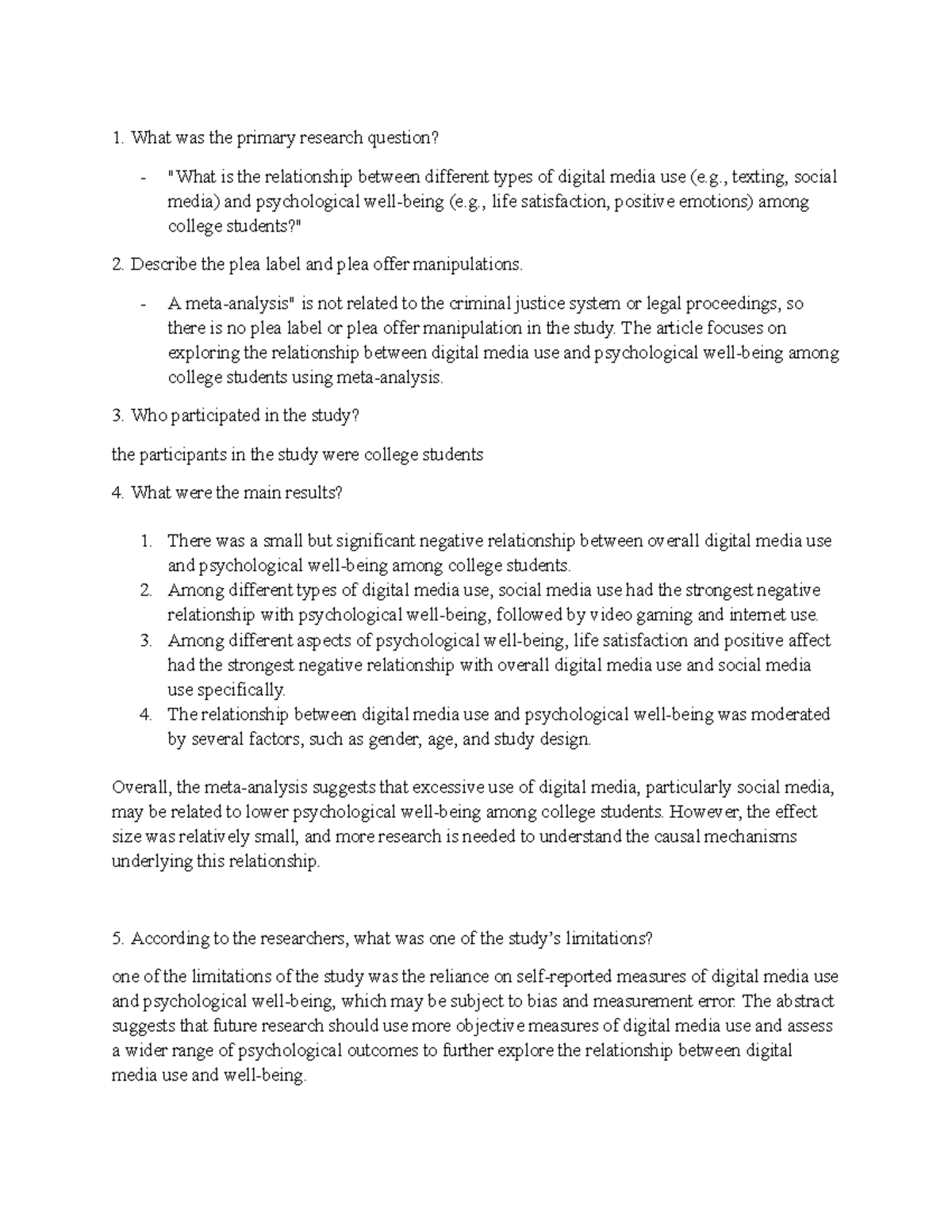 Guidelines Article - Reading Assignment - What was the primary research ...