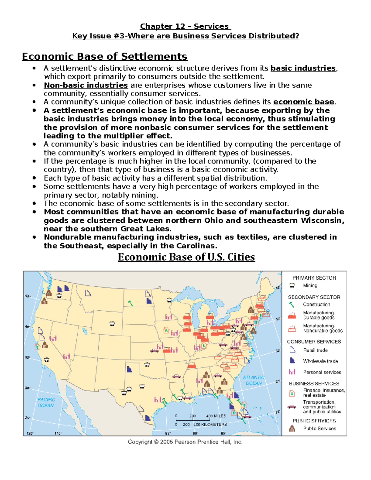 Chapter 12 - key issue 3 - Human Geography Lecture notes and study ...