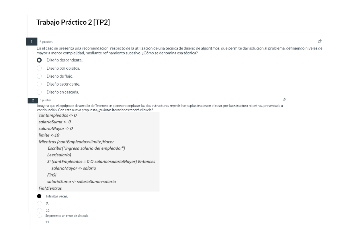 TP2 - tp2 - Introducción a los Algoritmos - Studocu