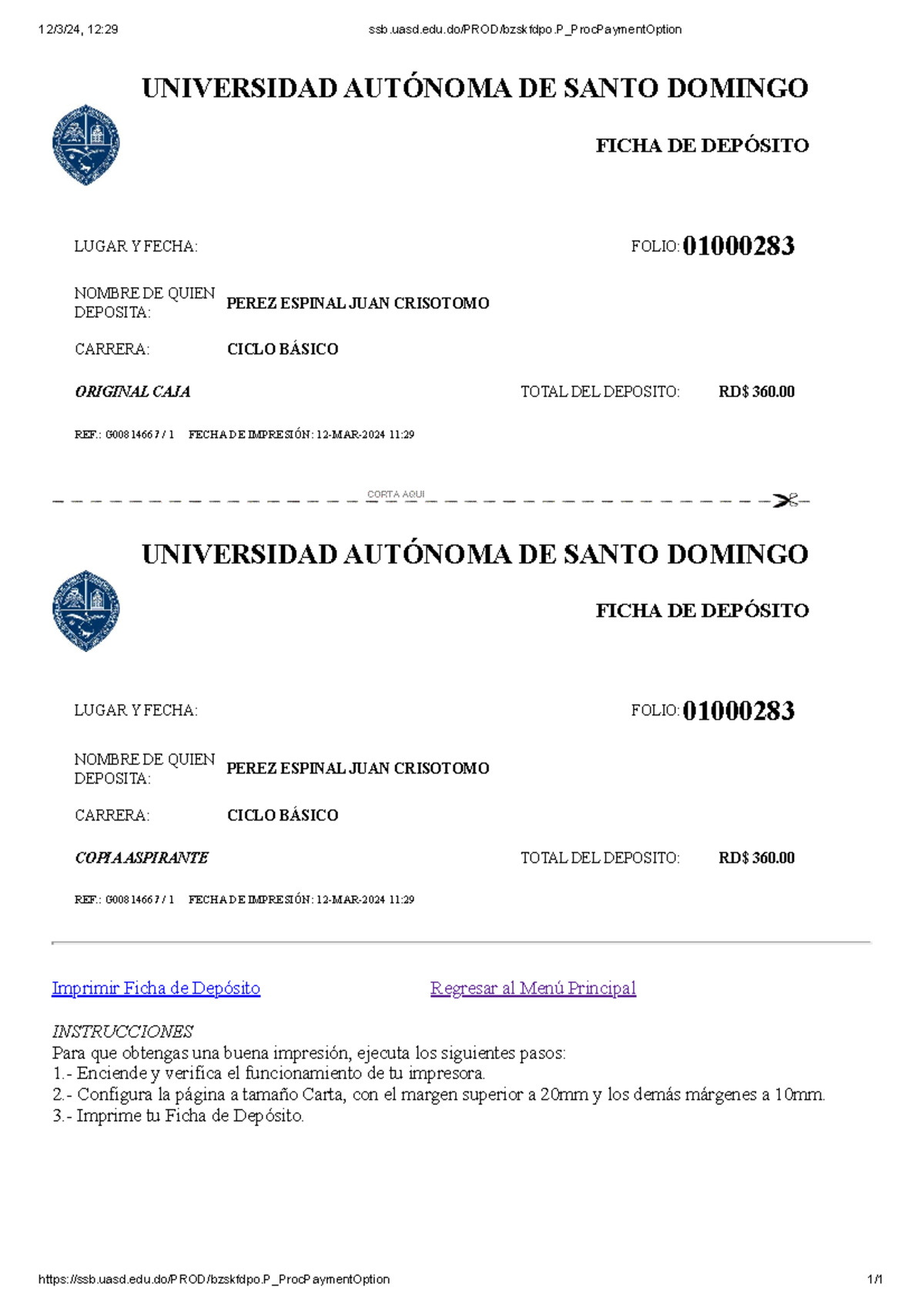 Jp - TAREA - 12/3/24, 12:29 ssb.uasd.edu.do/PROD/bzskfdpo ...