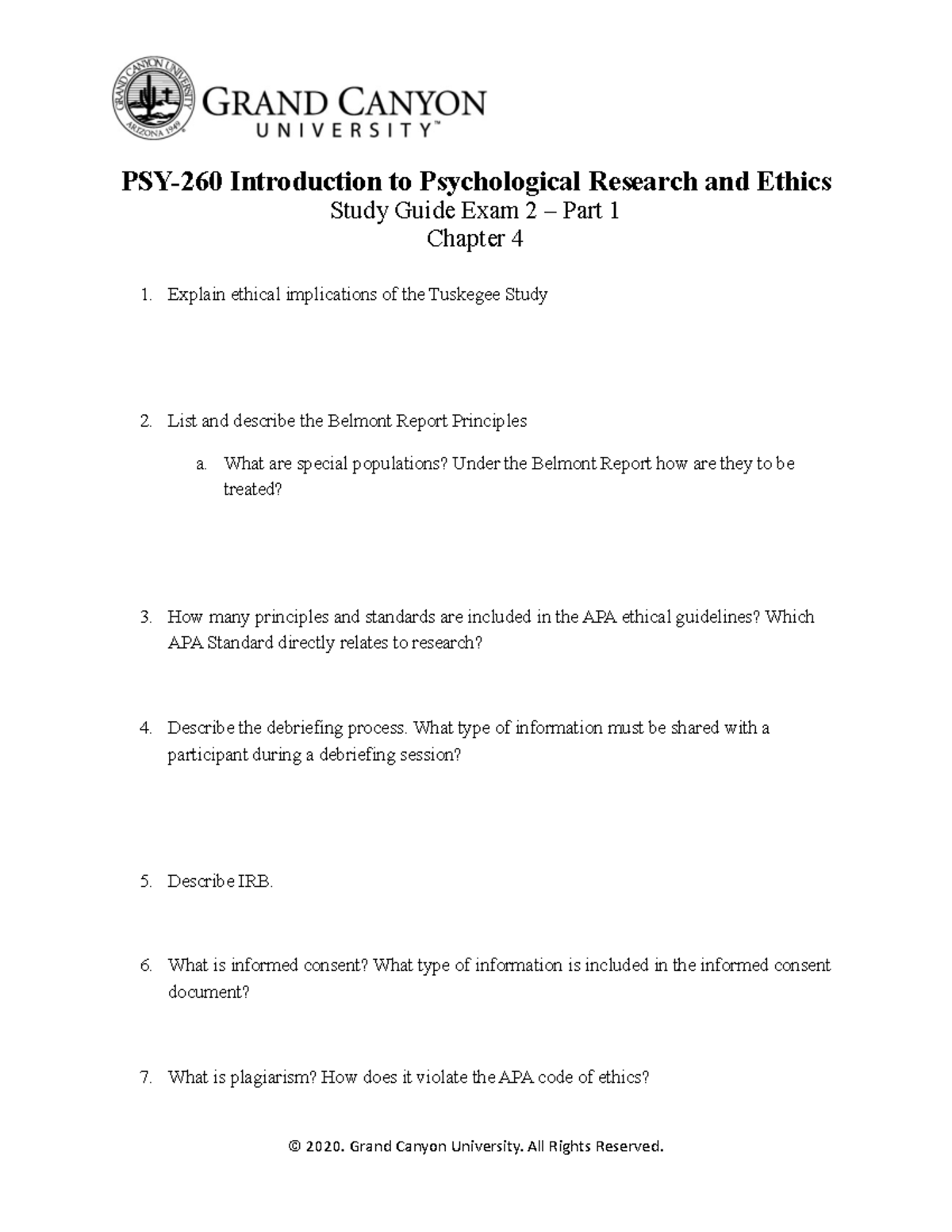 PSY 260 RS T3 Notetaking Study Guide - PSY-260 Introduction to ...