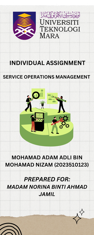 CASE Study Chapter 1 AND 3 - FACULTY BUSINESS OF MANAGEMENT UITM PUNCAK ...