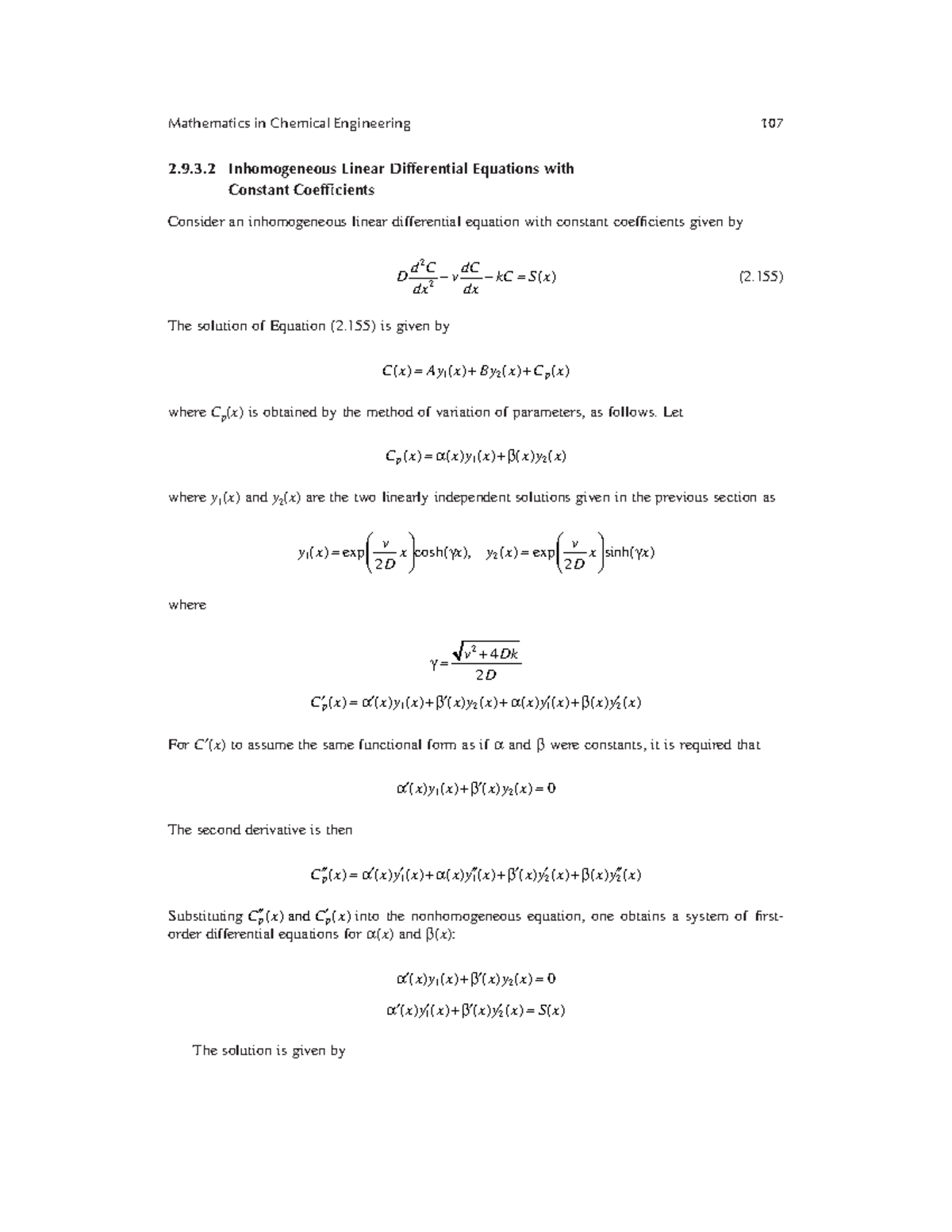Albright's Chemical Engineering - Mathematics in Chemical Engineering ...
