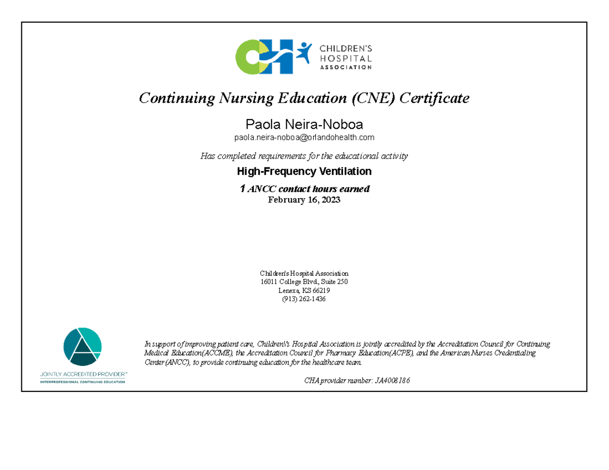 lecture notes for medical surgical - Continuing Nursing Education (CNE ...