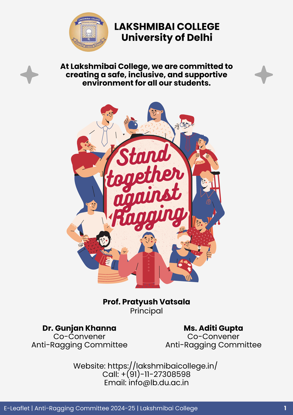 Antiragging e Leaflet 2024-25 - Stand together against Ragging Stand ...