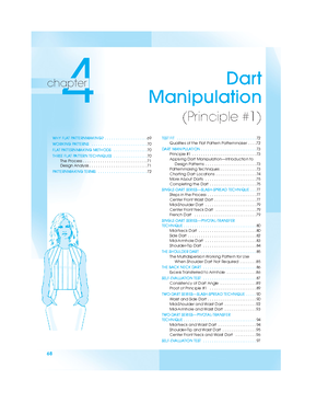 Pattern Making FOR Fashion Design (5th Edition) 73-824 294-301 - 16 ...