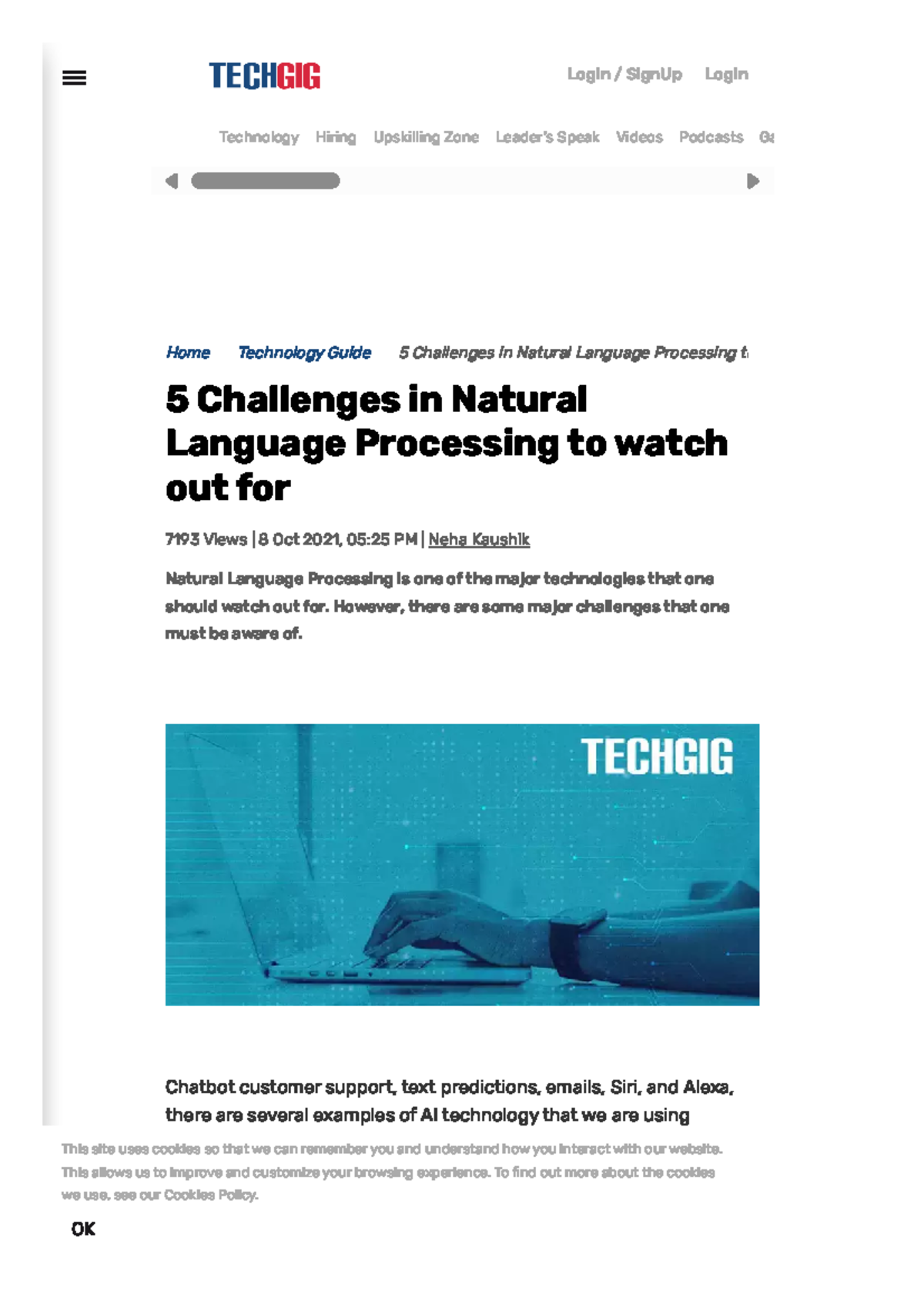 5 Challenges in Natural Language Processing to watch out for Tech Gig ...