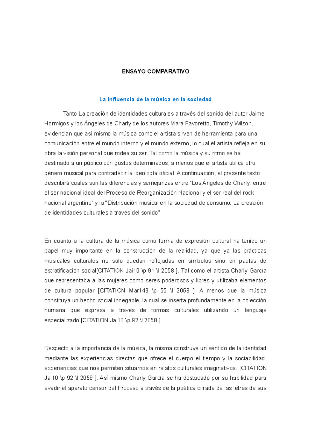 Ensayo ComparativoEnsayo ComparativoEnsayo ComparativoEnsayo Comparativo - ENSAYO COMPARATIVO La ...