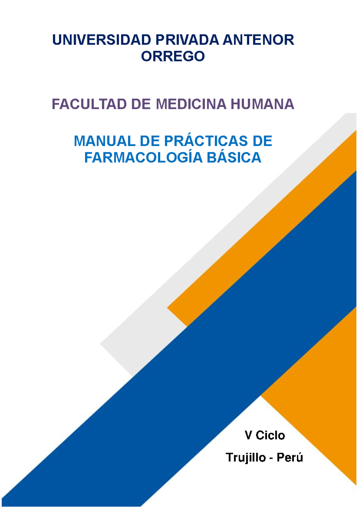 Manual de Practicas de farmacologia Basica Medicina 2024 - UNIVERSIDAD ...