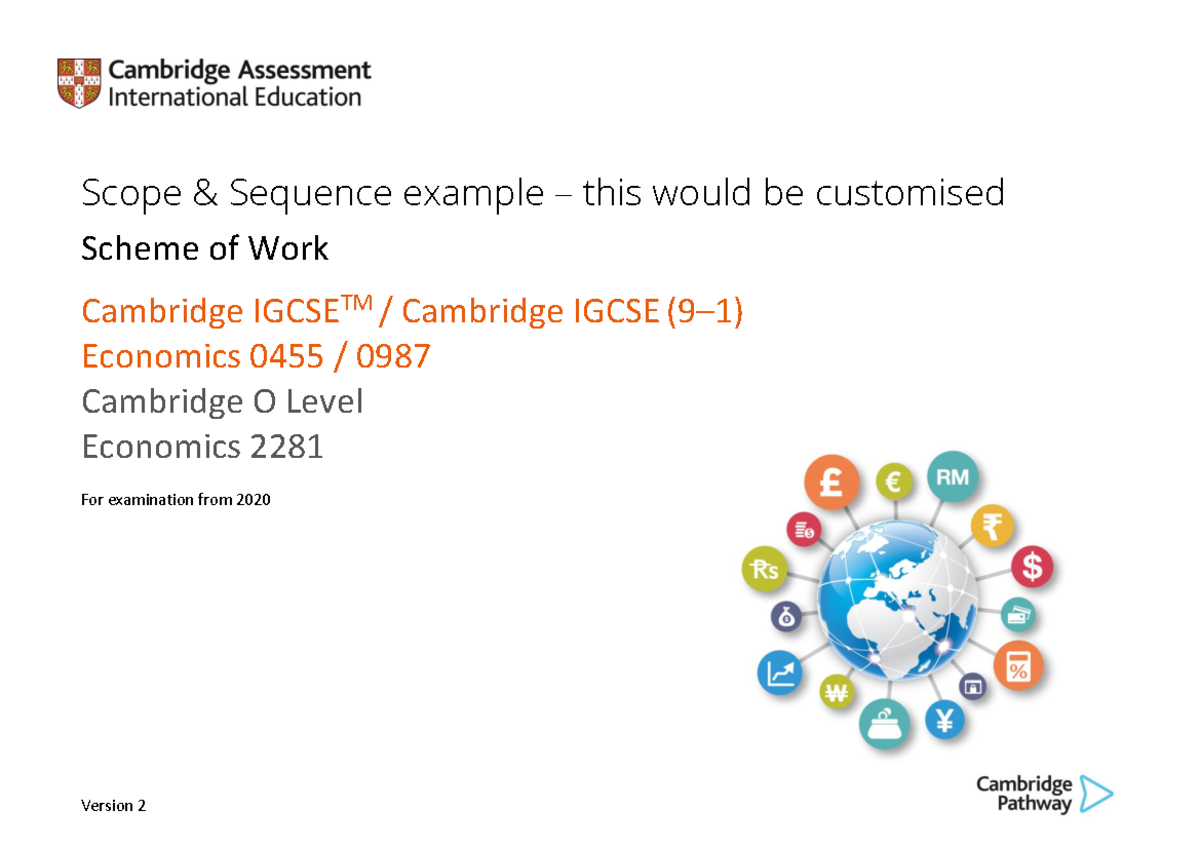 IG SOW - IGCSE 0455 Scheme of work - Version 2 Scope & Sequence example ...