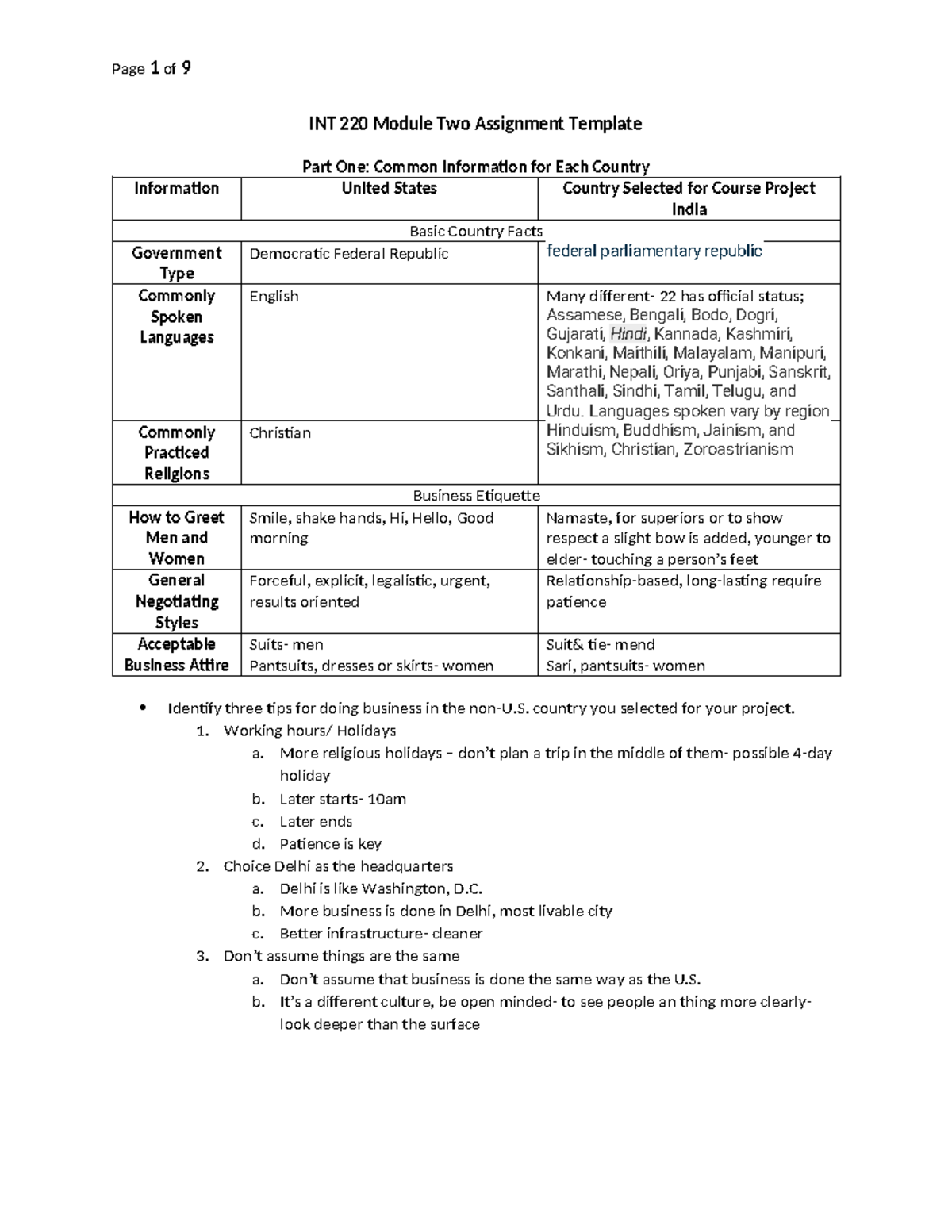 Int 220 Module Two Assignment Template Int 220 Module Two Assignment Template Part One Common