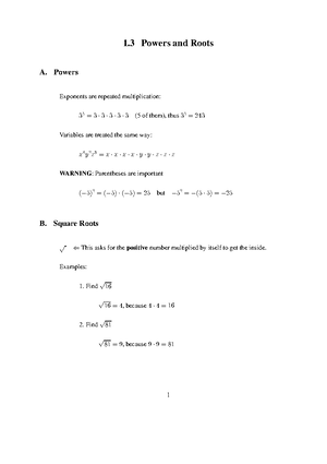 1.4C Scientific Notation - 1 Scientific Notation A. Scientific Notation ...