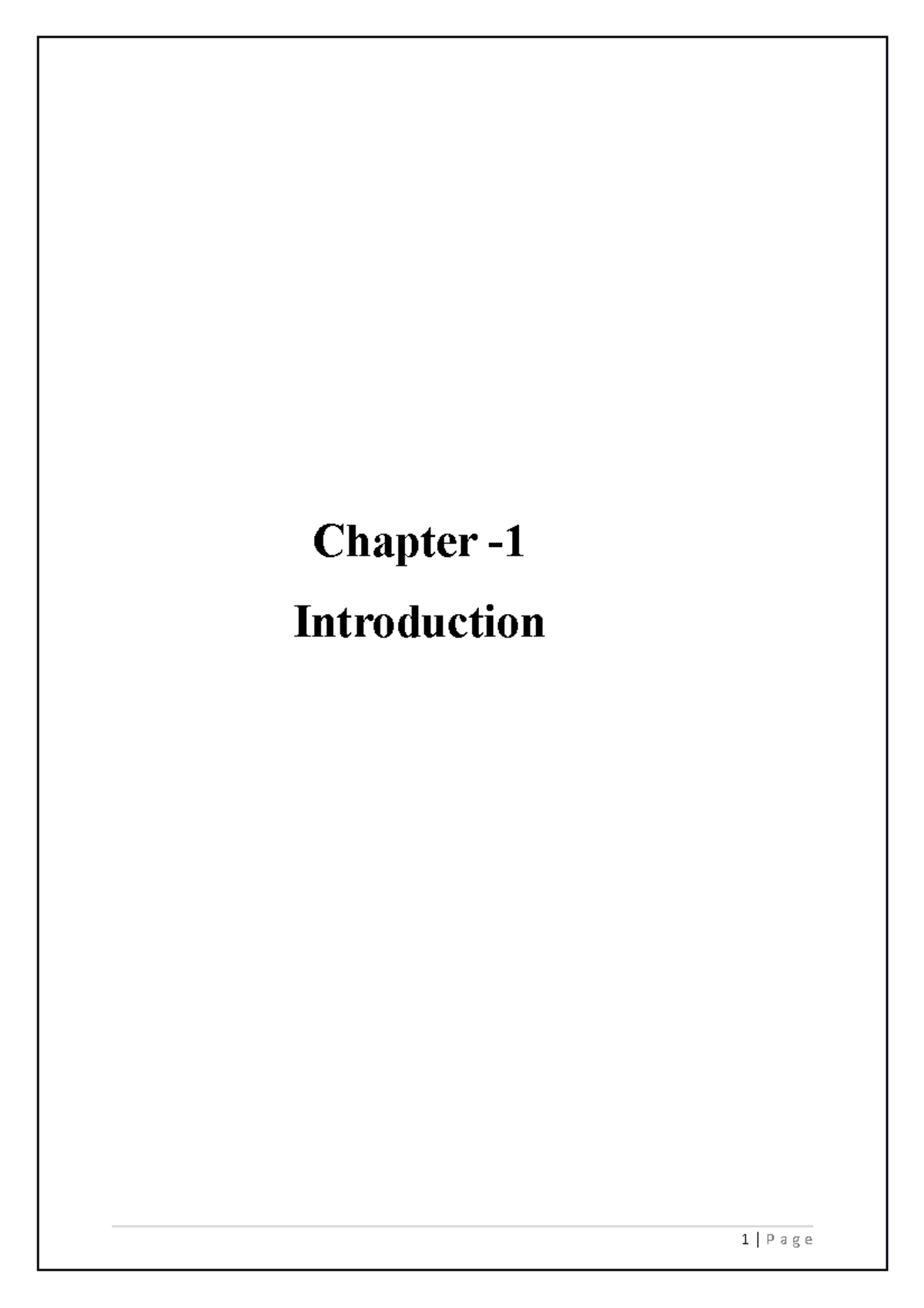 Report - Project on web development - Chapter - Introduction 1 Introduction This paper attempts ...