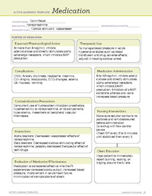 Epinephrine medication ati - ACTIVE LEARNING TEMPLATES THERAPEUTIC ...