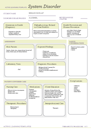 Substance Use and Addictive Disorders: Caring for a Client Who Has ...