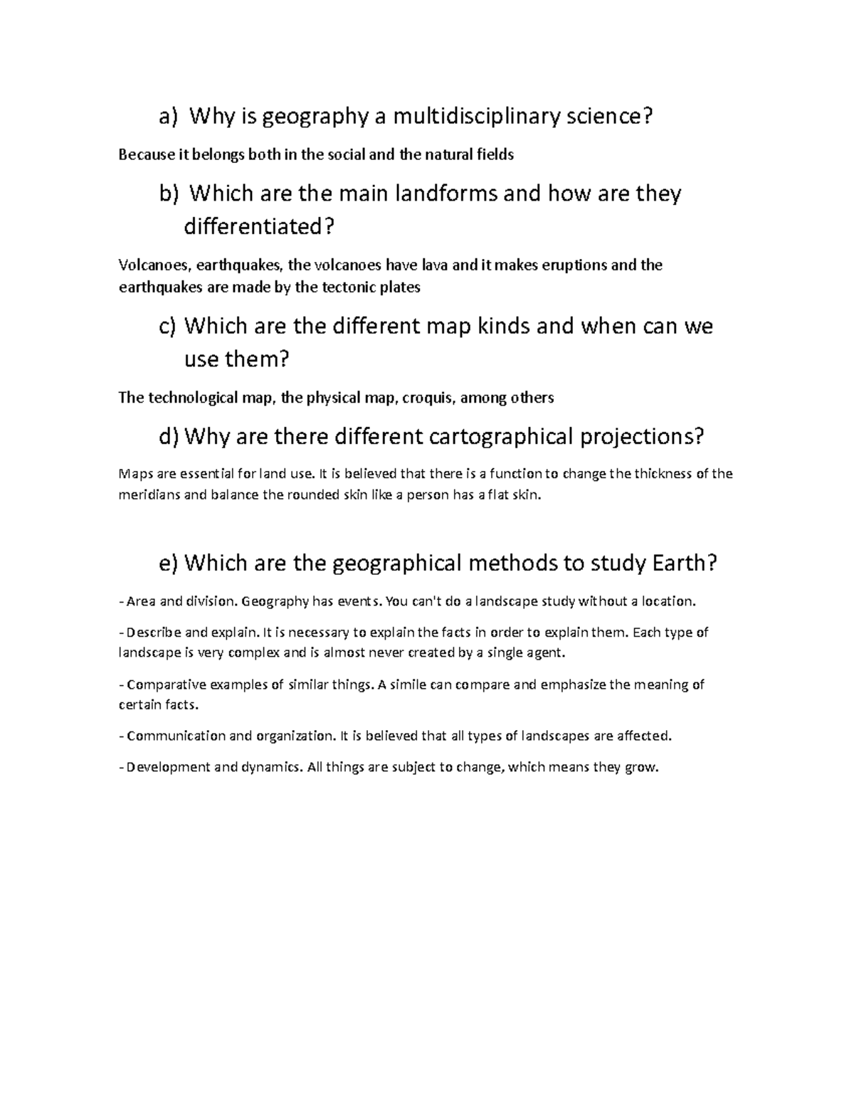 Why is geography a multidisciplinary science - It is believed that ...