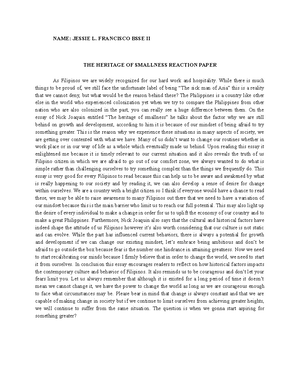 Philnat Martial LAW 2017 Versus 1972 Reflection Paper - NAME: JESSIE L ...