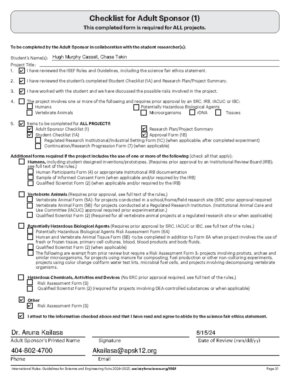 1-Checklist-for-Adult-Sponsor - International Rules: Guidelines for ...