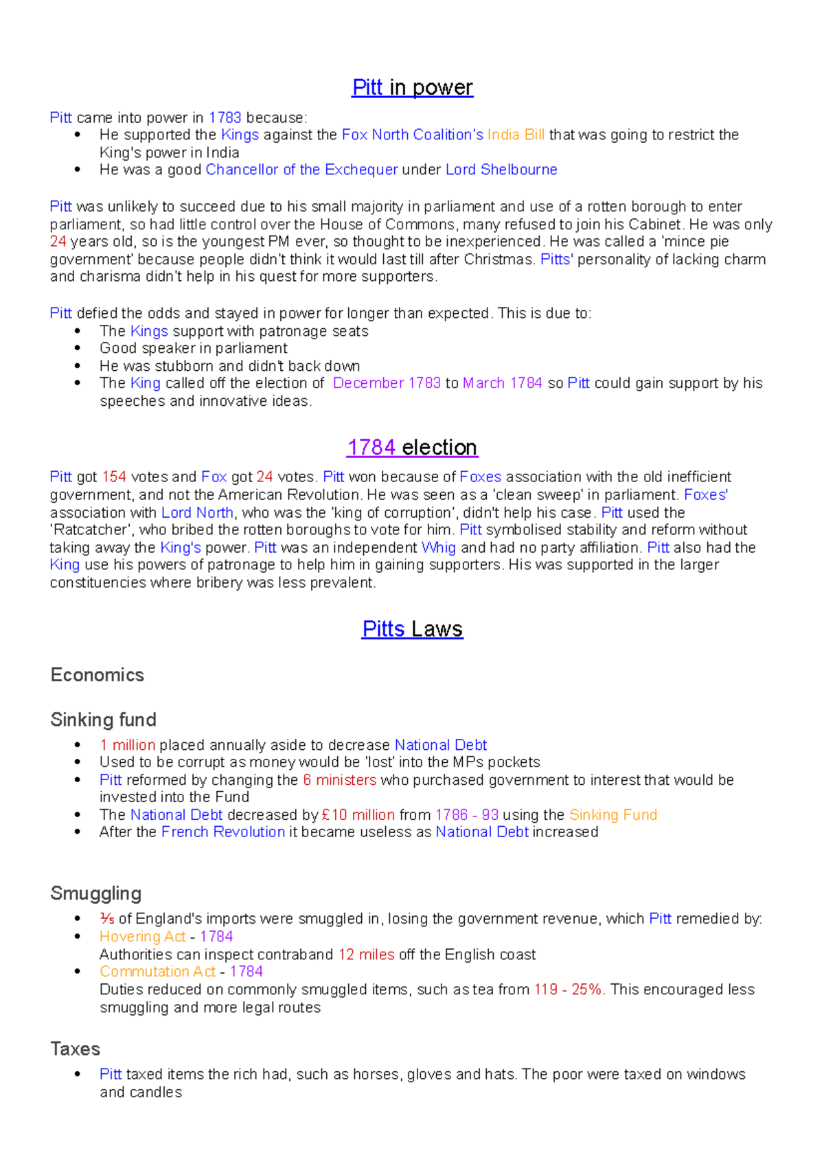 Pitt in Power: Achievements and Challenges - Studocu