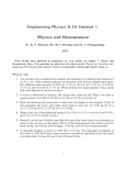 UJ - Engineering Physics 1A - Studocu