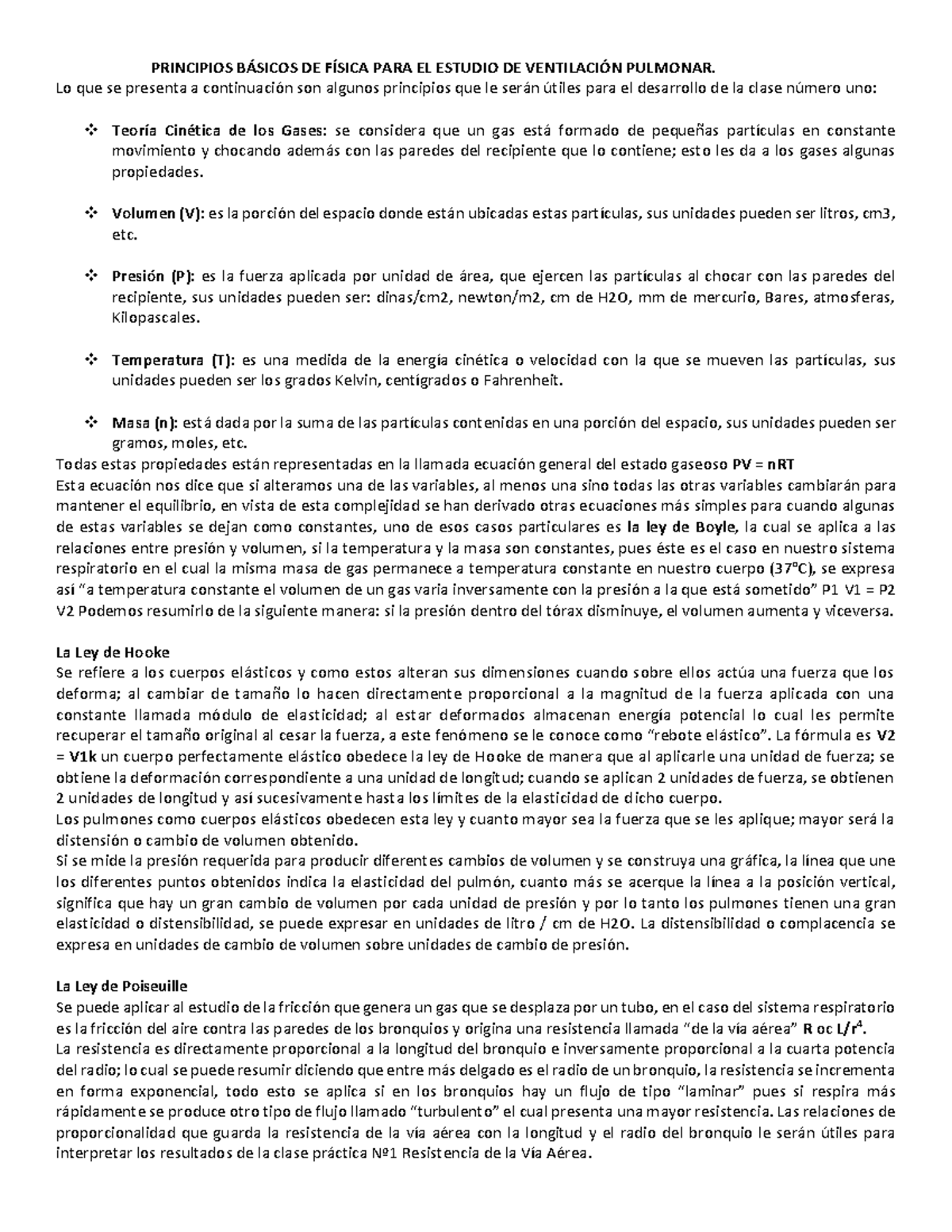 Anexo Principios Básicos Y Casos Clínicos - PRINCIPIOS B¡SICOS DE FÕSICA PARA EL ESTUDIO DE ...