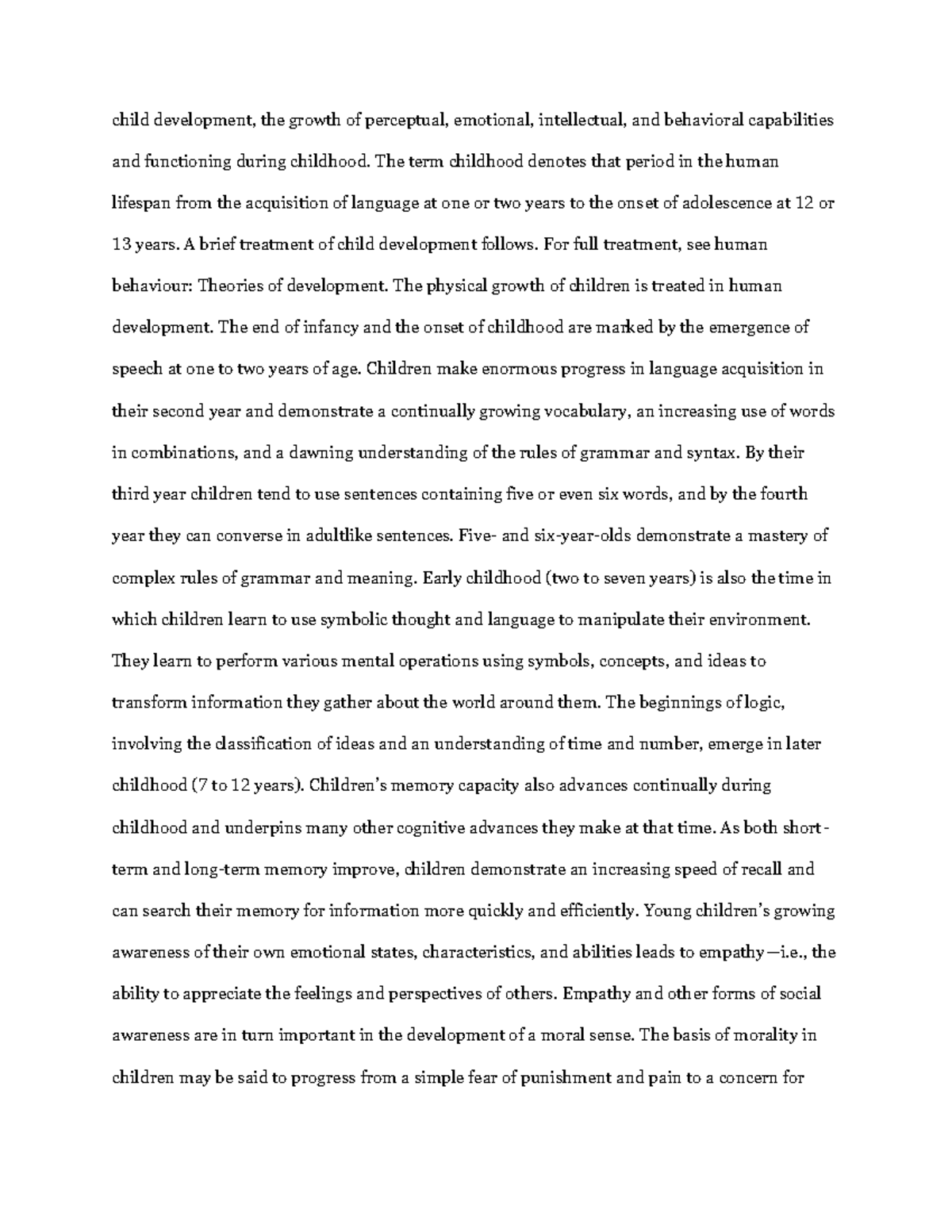 Child Development Notes Child Development The Growth Of Perceptual child-development-notes-child-development-the-growth-of-perceptual