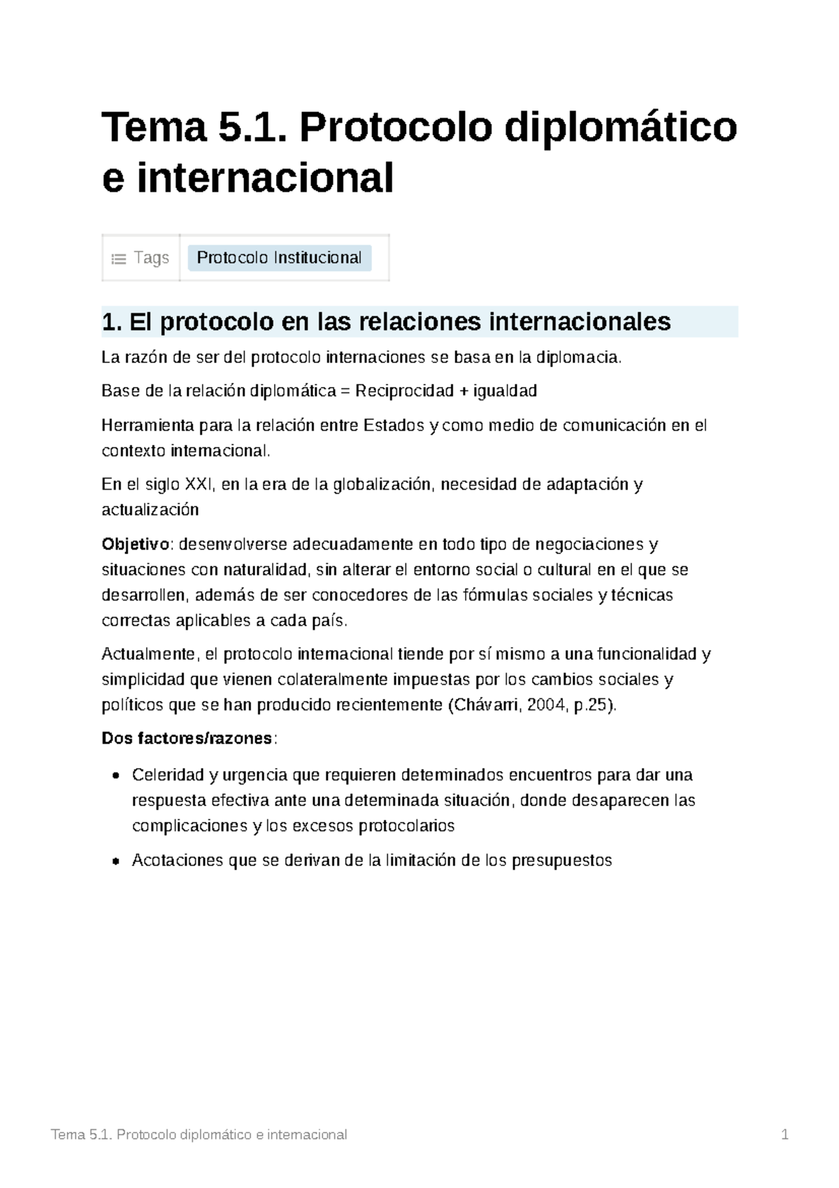 Tema 5 - Temario Jorge Pajarín - Tema 5. Protocolo diplomático e internacional Tags Protocolo ...