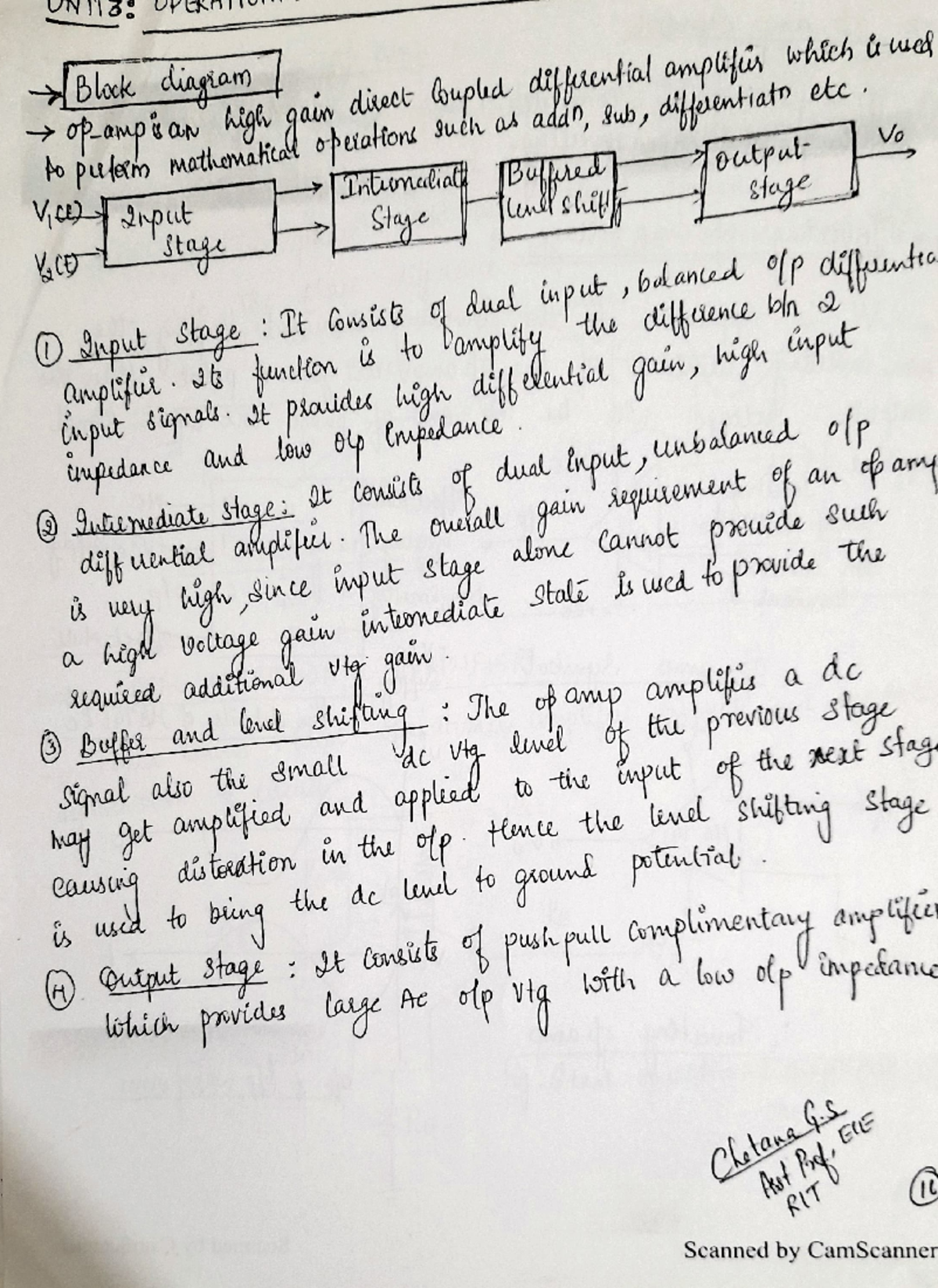 Module 3 Notes - fjfouhfiqw - is used to opampisan Block diagram ...