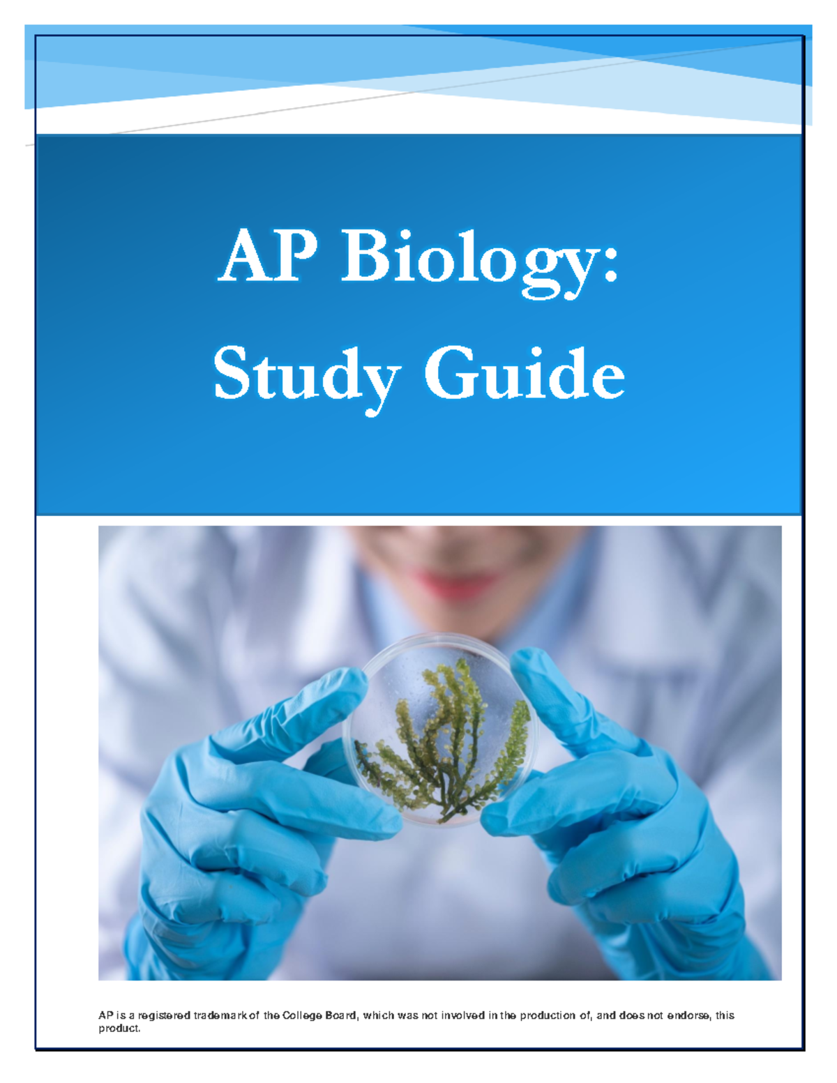 AP Biology Study Guide - AP Biology: Study Guide AP is a registered ...