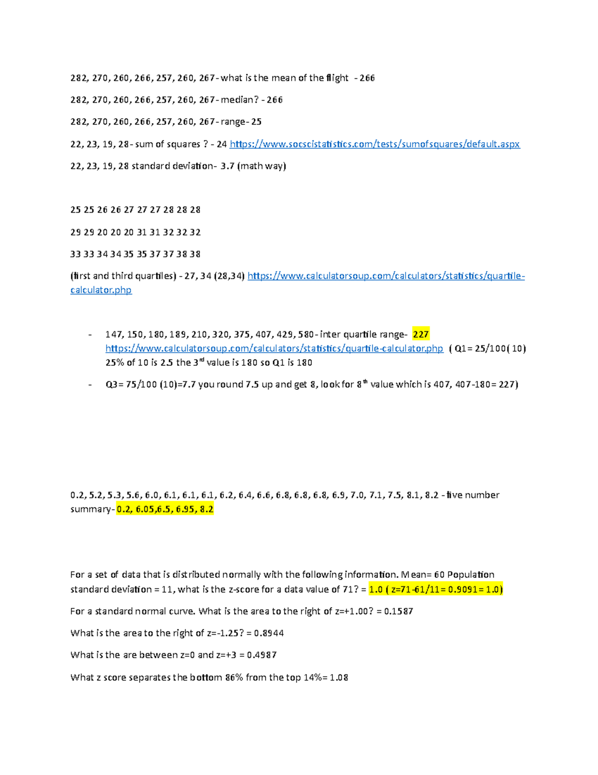 Exst 2201 chap 2 - Transcripts for notes to have an easier way to find ...